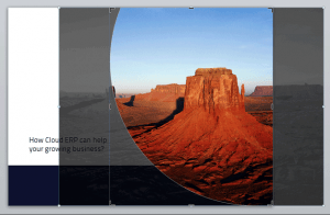 How to change the picture in a PowerPoint shape