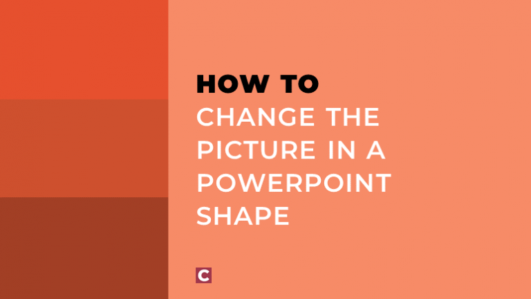 How to change the picture in a PowerPoint shape