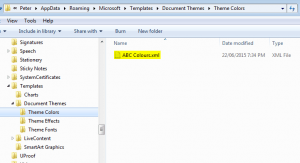 Installing MS Office theme files